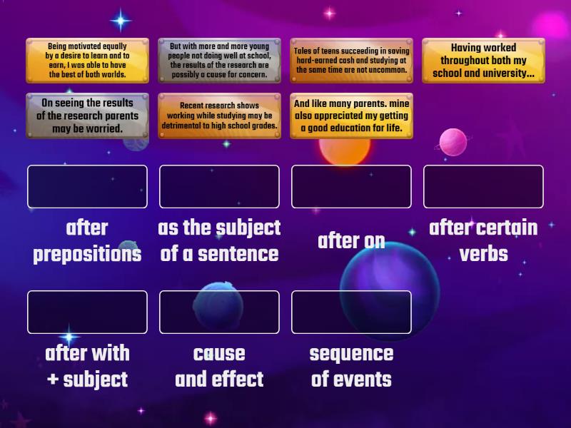 FO5 U5.3 Grammar input (ing forms) - Match up