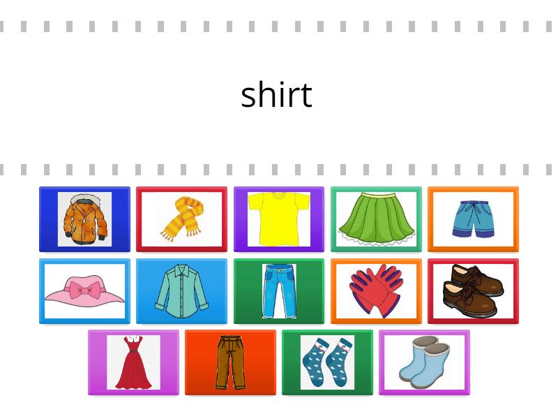 Clothes - Find the match