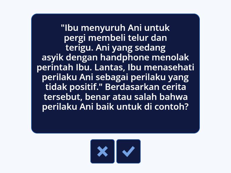 CONTOH - Flash cards