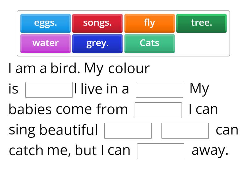 Bird - Complete the sentence