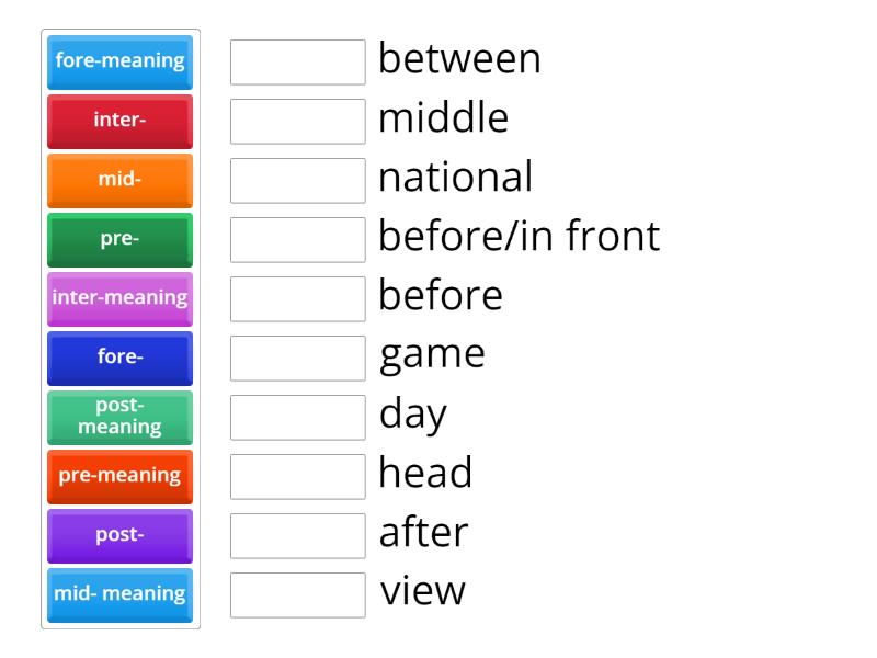 i-READY -MID 3 VOCABULARY- POSITION FAMILY PREFIX -INTRODUCE PREFIX AND ...