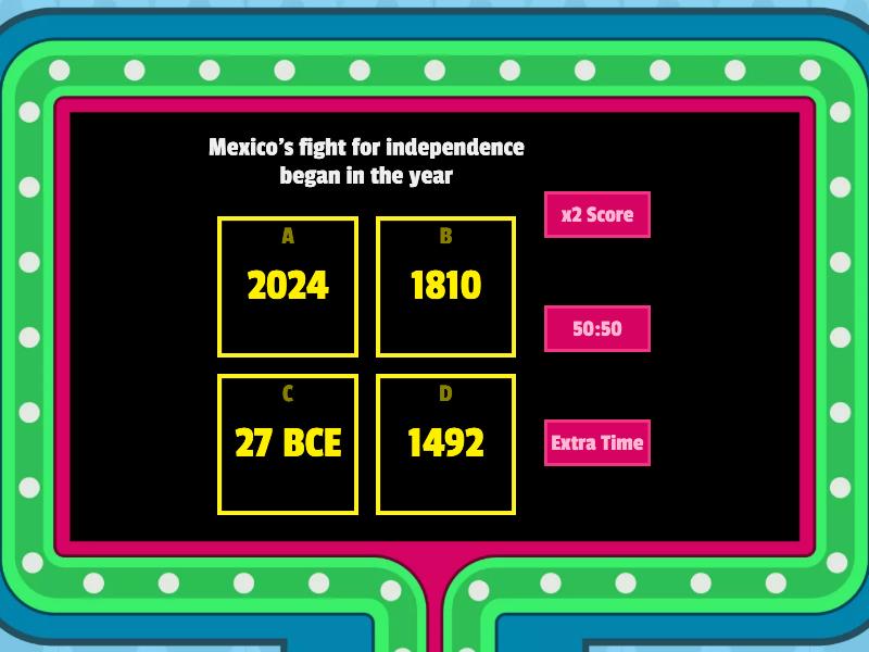 Mexico - Gameshow quiz
