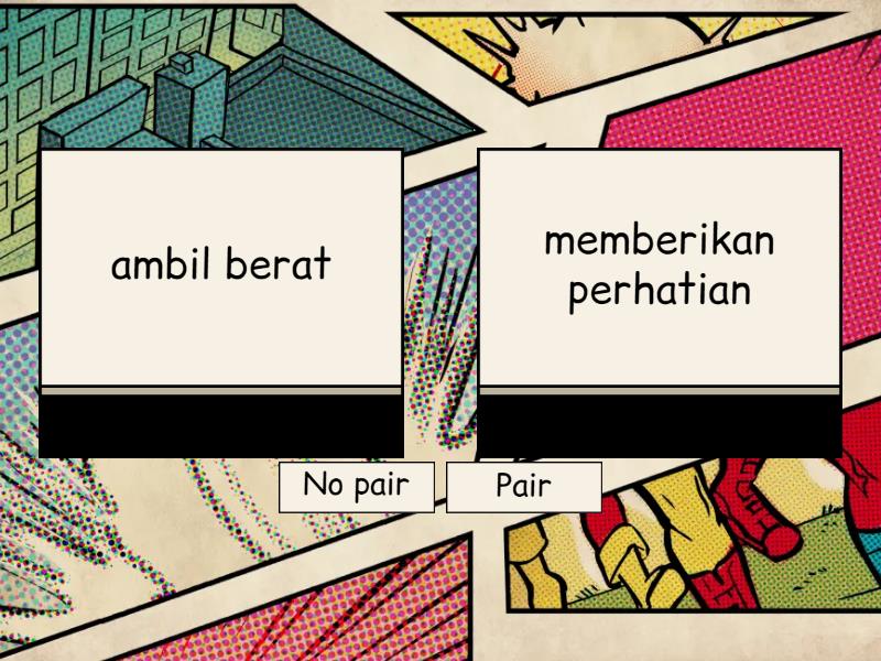 Kuiz Peribahasa - Senarai Darjah 3 dan 4 - Pair or No Pair