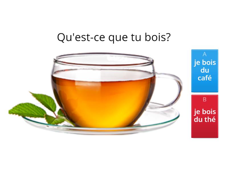 Qu,est-ce qu tu bois ? - Quiz