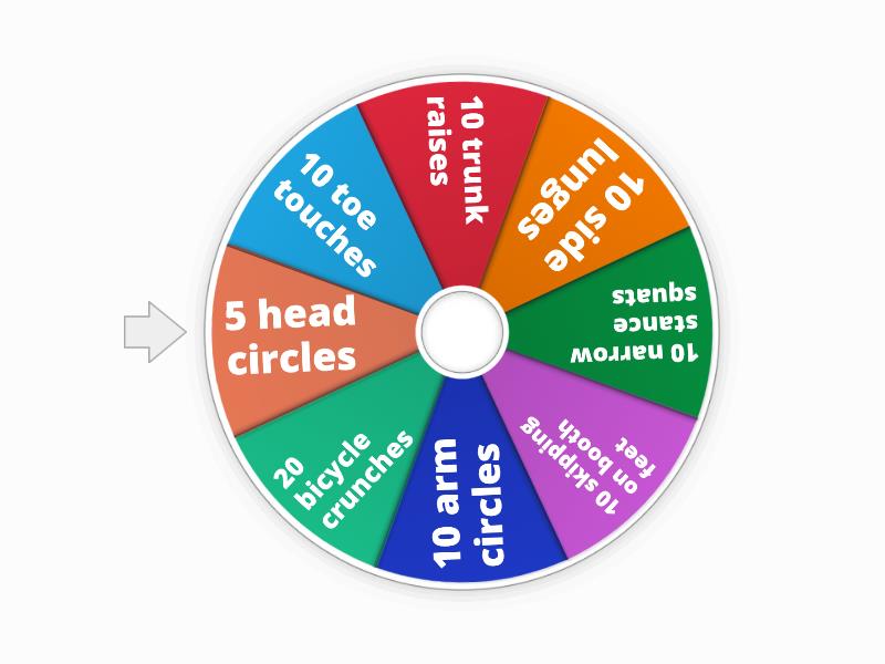 Exercises - Spin the wheel
