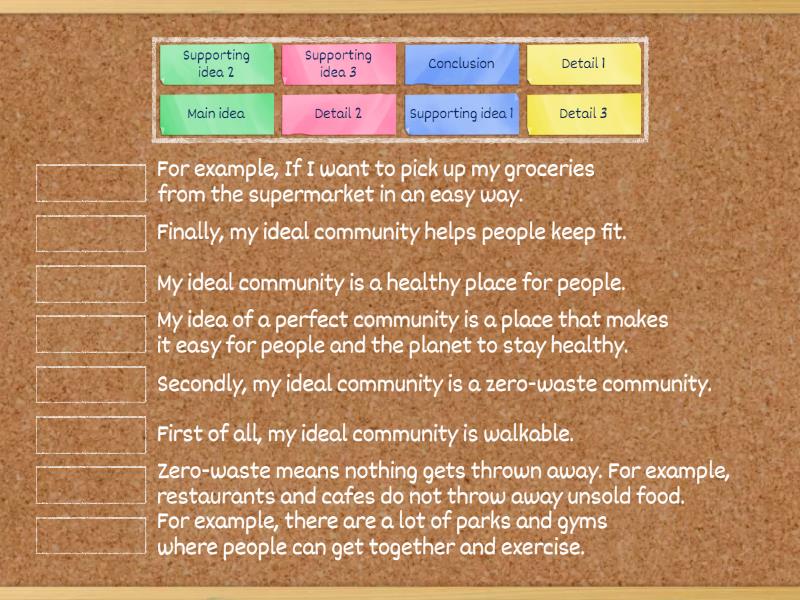 Vocabulary - Match up