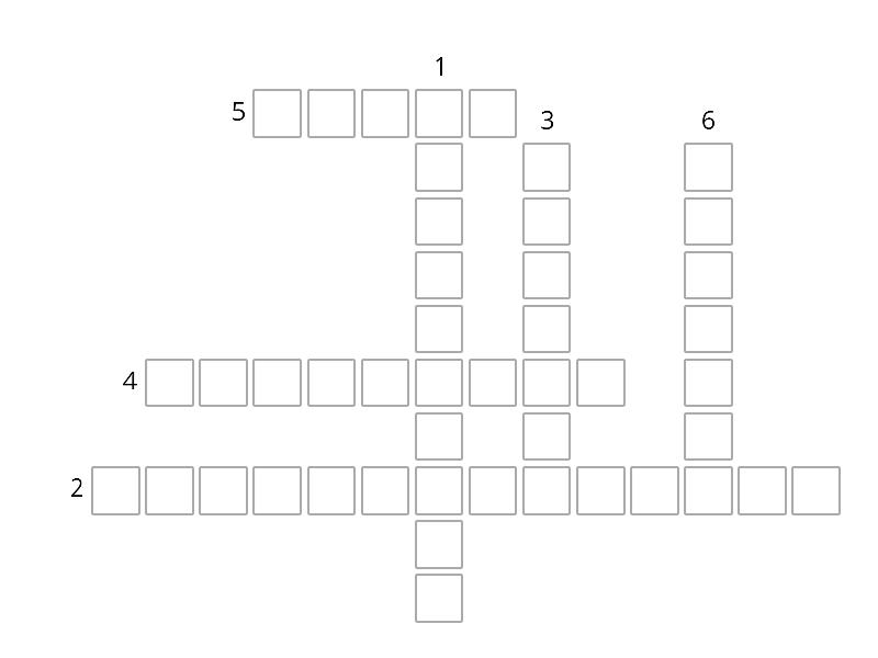 Cruciverba "A journey towards inclusion" - Crossword