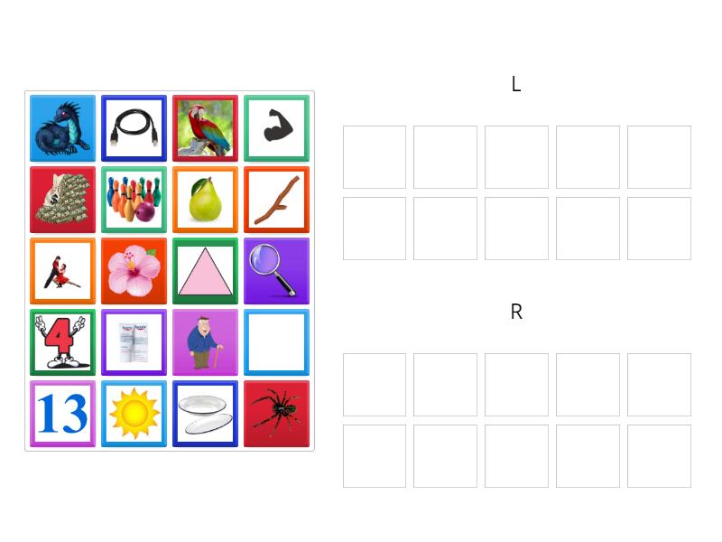 DISCRIMINACION R-L - Group sort