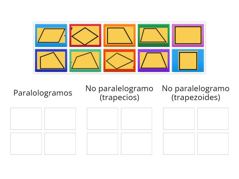 6to c Paralelogramos y No paralelogramos - Group sort