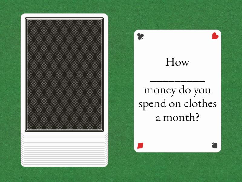 How much/many speaking questions? - Speaking cards