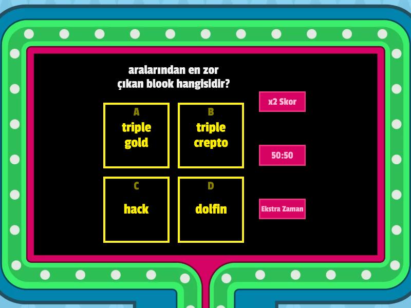 Blooket - Gameshow quiz