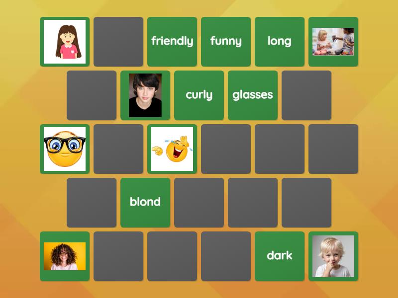 Describing people - Matching pairs