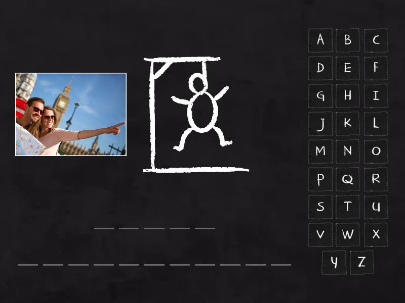 Unit 8 - Review - Vocabulary - Hangman