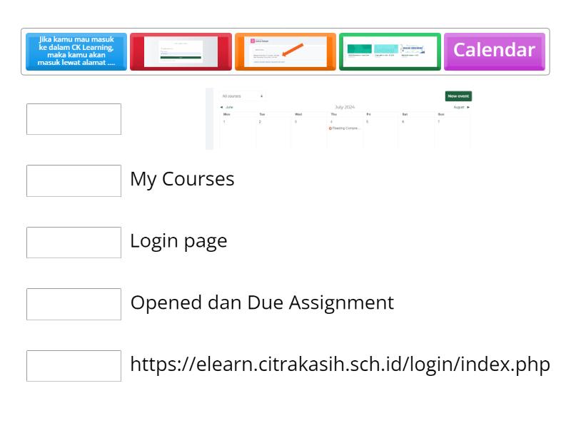 CK Learning - Match up