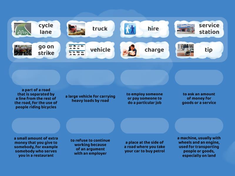 Outcomes Pre-Intermediate U3 Transport - Match up