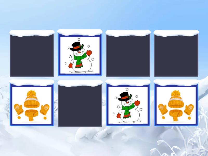 MEMORY INVERNO - Matching pairs