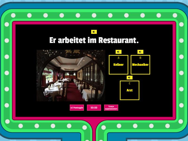 BERUFE DEFINIZIONI TELEQUIZ - Gameshow quiz