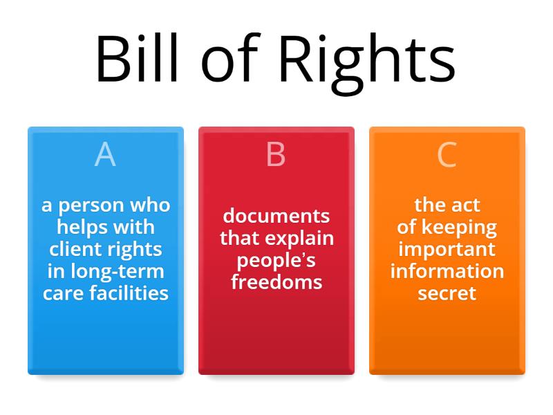 Vocabulary_Client Rights - Quiz