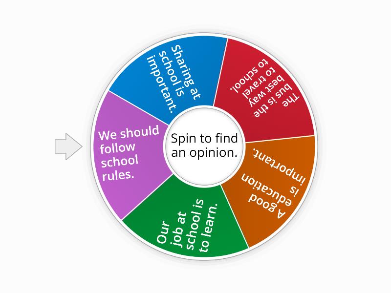 Simple Persuasive topic generator - Random wheel