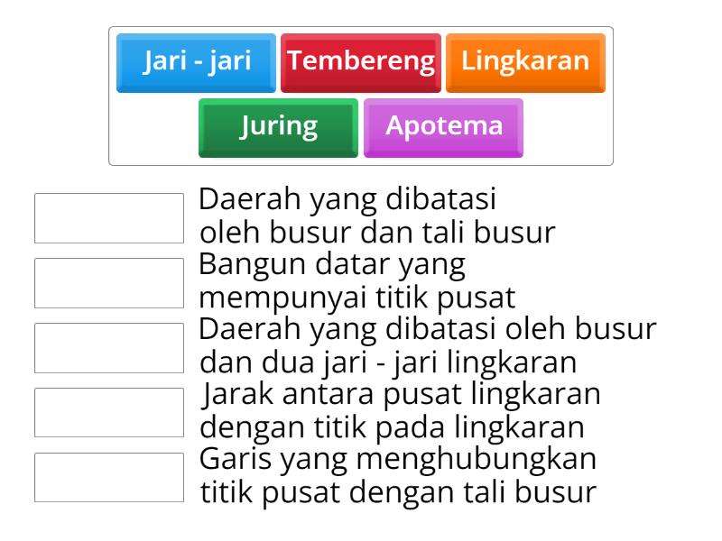 LATIHAN SOAL - Match up