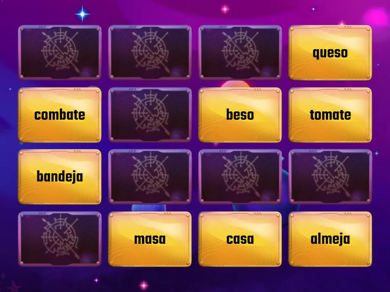 RIMAS MEMORAMA - Parejas