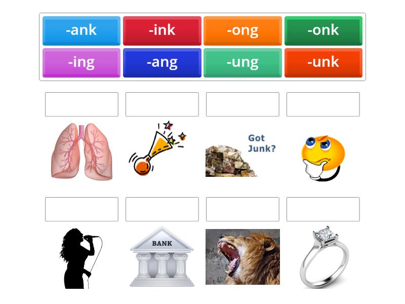 2.1 Key Words for -nk and -ng - Match up