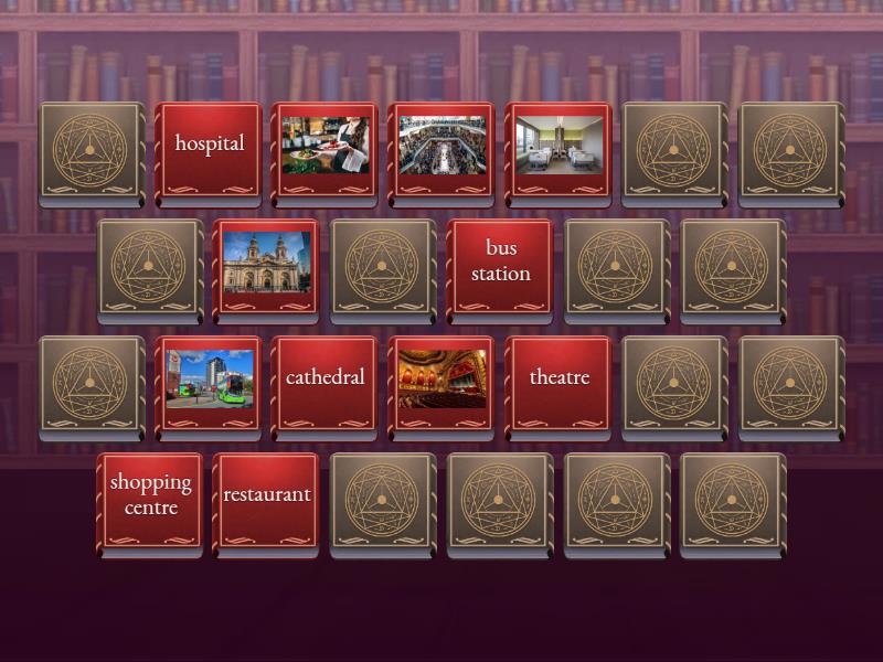 Unit 3 Getting around town - Matching pairs