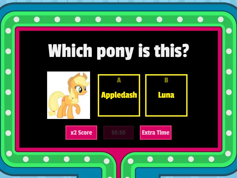 My Little Pony characters quiz - Game show de TV