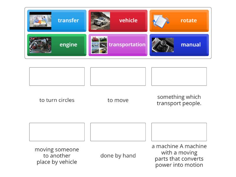 Transportation - Match up