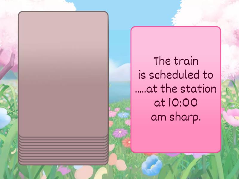 reach vs arrive vs get - Cartas aleatórias