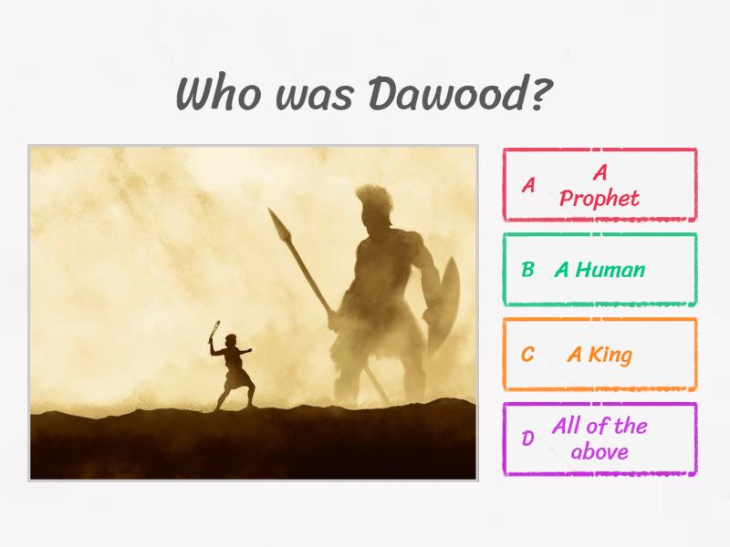 Prophet Dawood - Quiz