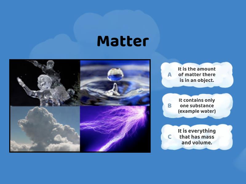 Matter - Definitions - Quiz