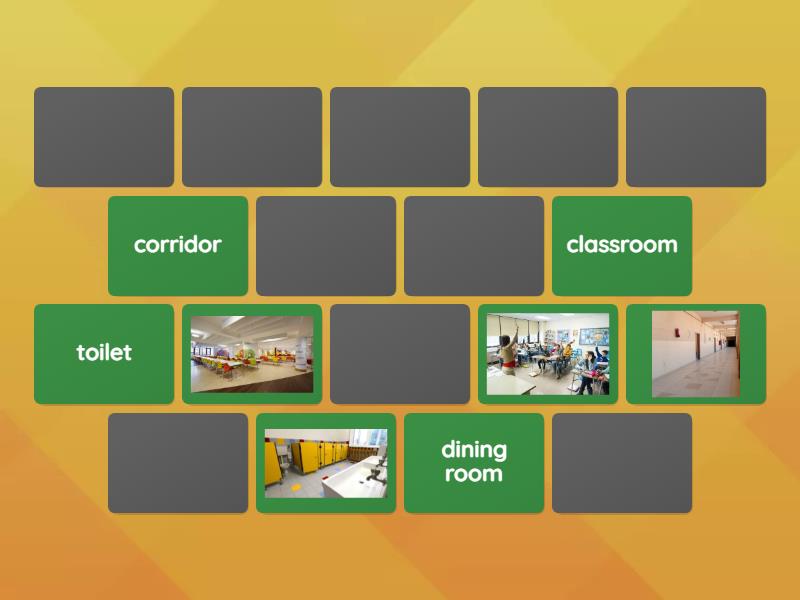 Memory Game ( picture + word) - Matching pairs