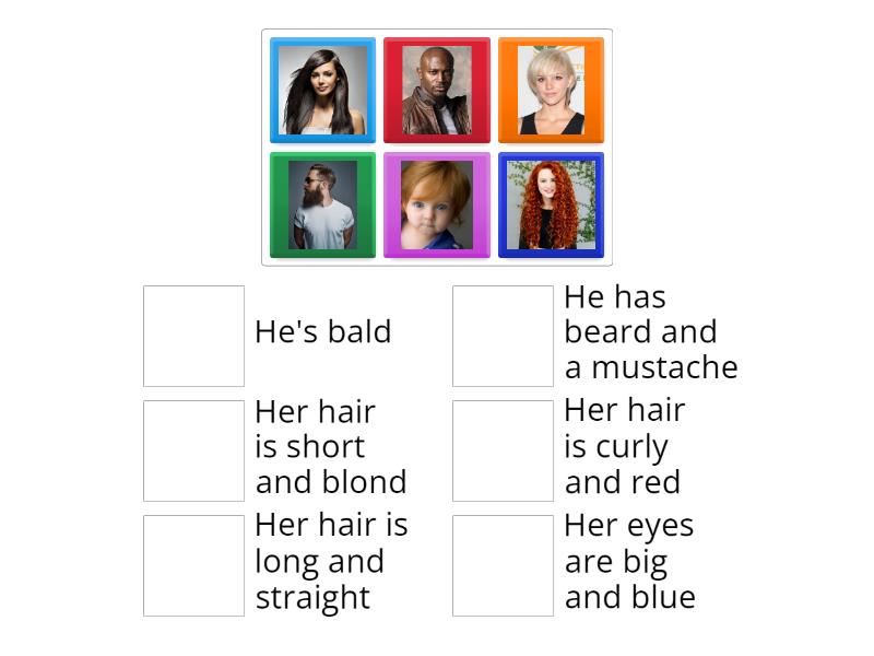 Describing People - Match up