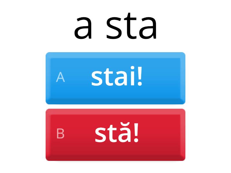 Modul imperativ - verbe intranzitive - Quiz