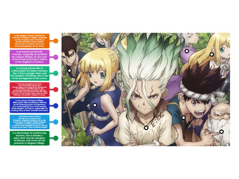 Dr Stone - Labelled diagram