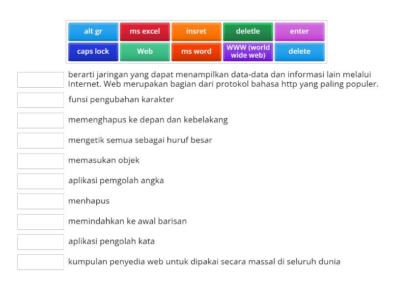 soal informatika 11G - Match up