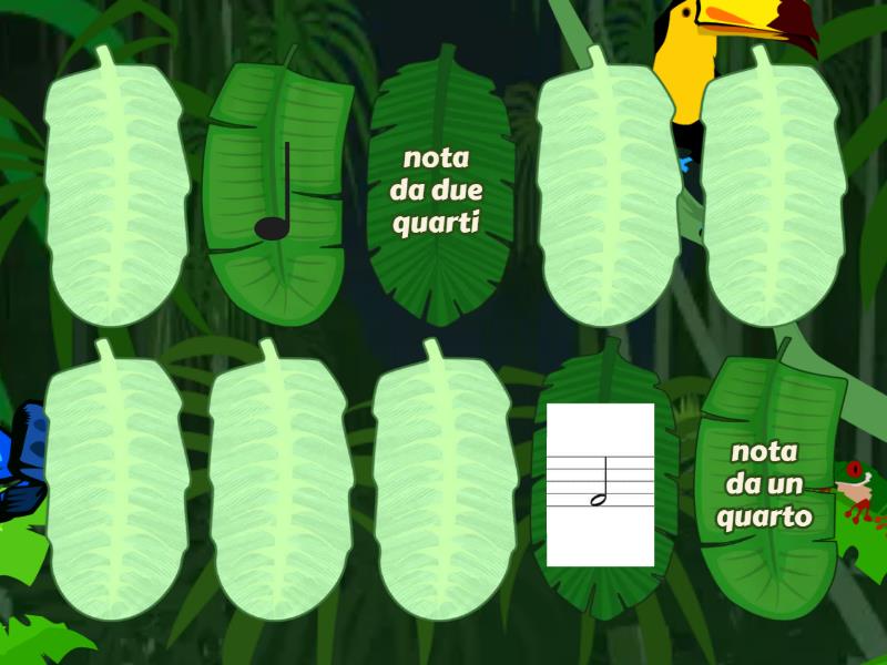 la durata delle note e delle pause - Matching pairs
