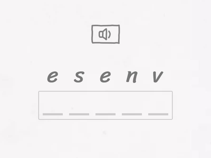 Kid's box 2 Unit 9 Lesson 4 - Anagrama