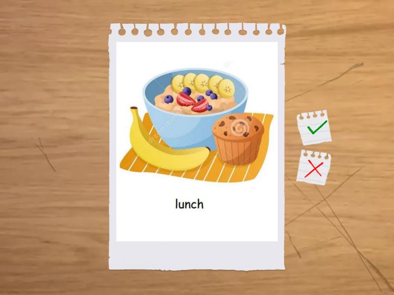 Meals - Flash cards