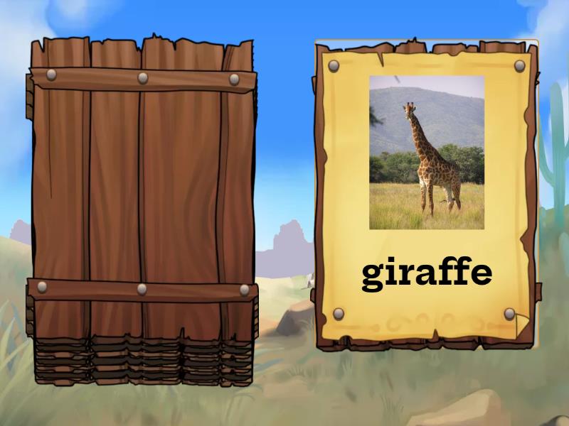 KB1 - Wild animals - Speaking cards