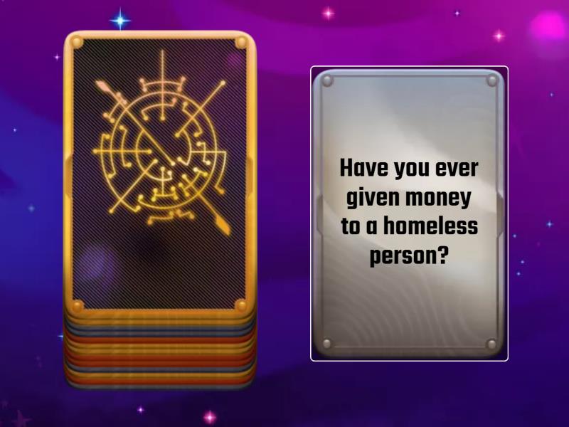 Money (speaking) - Speaking cards