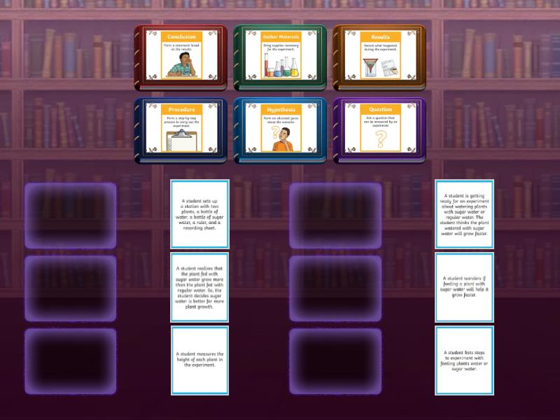 Scientific Method Match Em Up Match Up