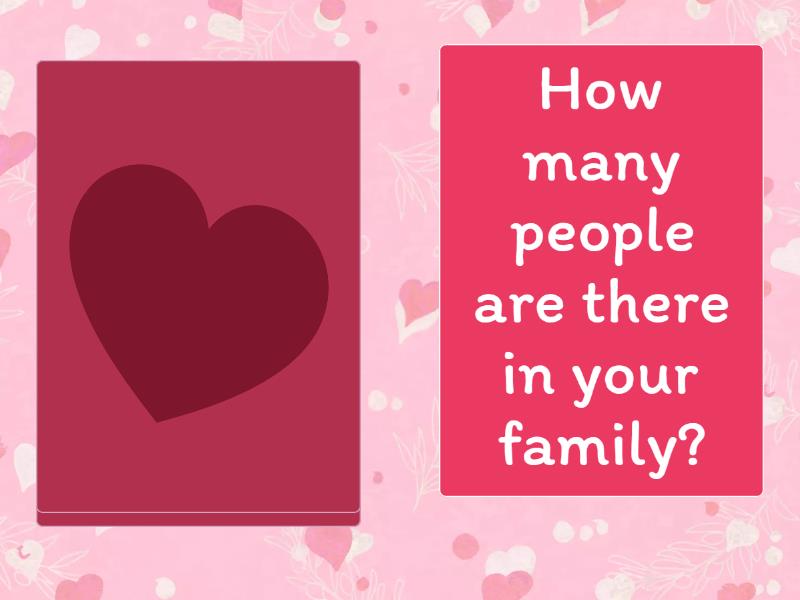 Lesson 43 - family speaking - Speaking cards