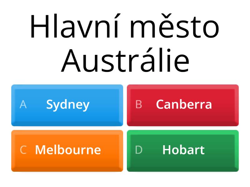 Austrálie - Quiz