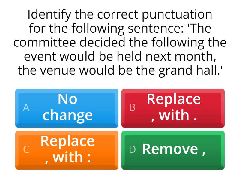 SAT Punctuation Mastery: Period, Comma, and Colon - Quiz