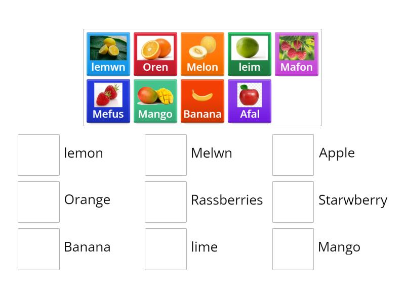 Welsh Fruit - Une las parejas