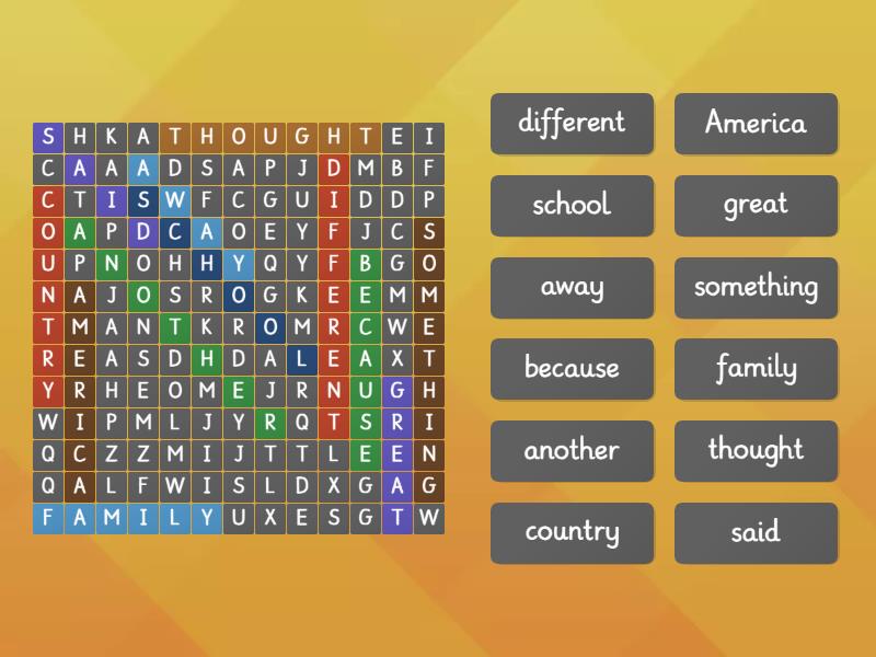 Unit 10 Trick Word Practice - Wordsearch