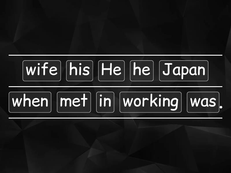 Past simple / continuous NEF Pre Int 2B a - Unjumble