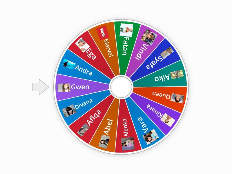 Nama Siswa - Spin the wheel